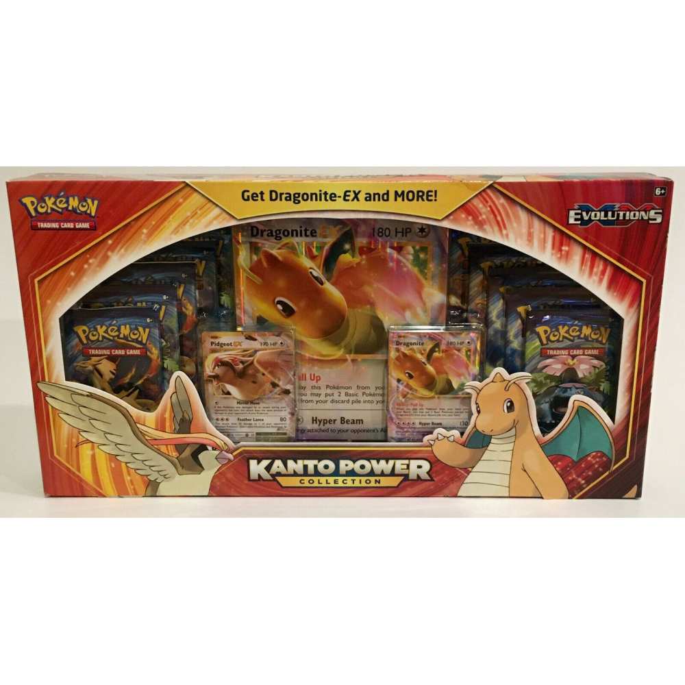Pokemon Kanto Power Collection Dragonite RED Box XY Evolutions Boosters ...