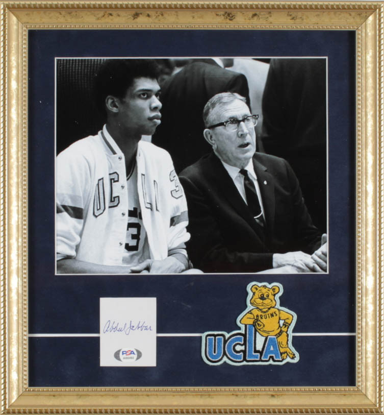 Kareem Abdul-Jabbar Signed UCLA Bruins 14x15 Custom Framed Cut Display ...