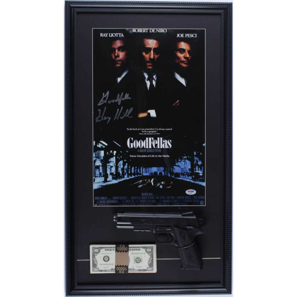 Henry Hill Signed "Goodfellas" 16x28 Custom Framed Print Display ...