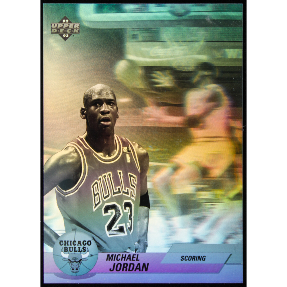 Michael Jordan 1992-93 Upper Deck Award Winner Holograms #AW1 / Scoring ...