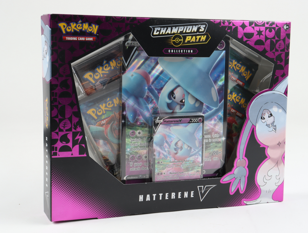 Pokemon Champion's Path Hatterene Collection Box | Pristine Auction