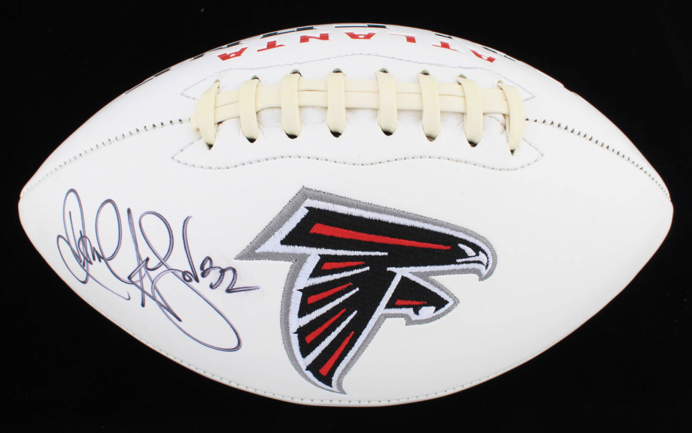Jamal Anderson Signed Falcons Logo Football (PSA Hologram) | Pristine ...