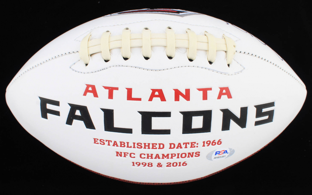 Jamal Anderson Signed Falcons Logo Football (PSA Hologram) | Pristine ...