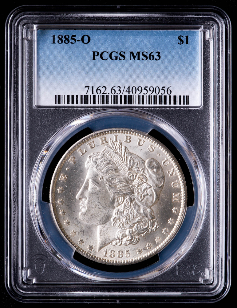 1885-O Morgan Silver Dollar (PCGS MS63) | Pristine Auction