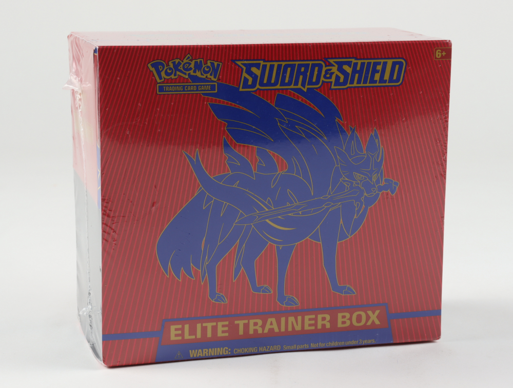 Pokemon TCG: Sword & Shield Elite Trainer Box with (8) Booster Packs ...