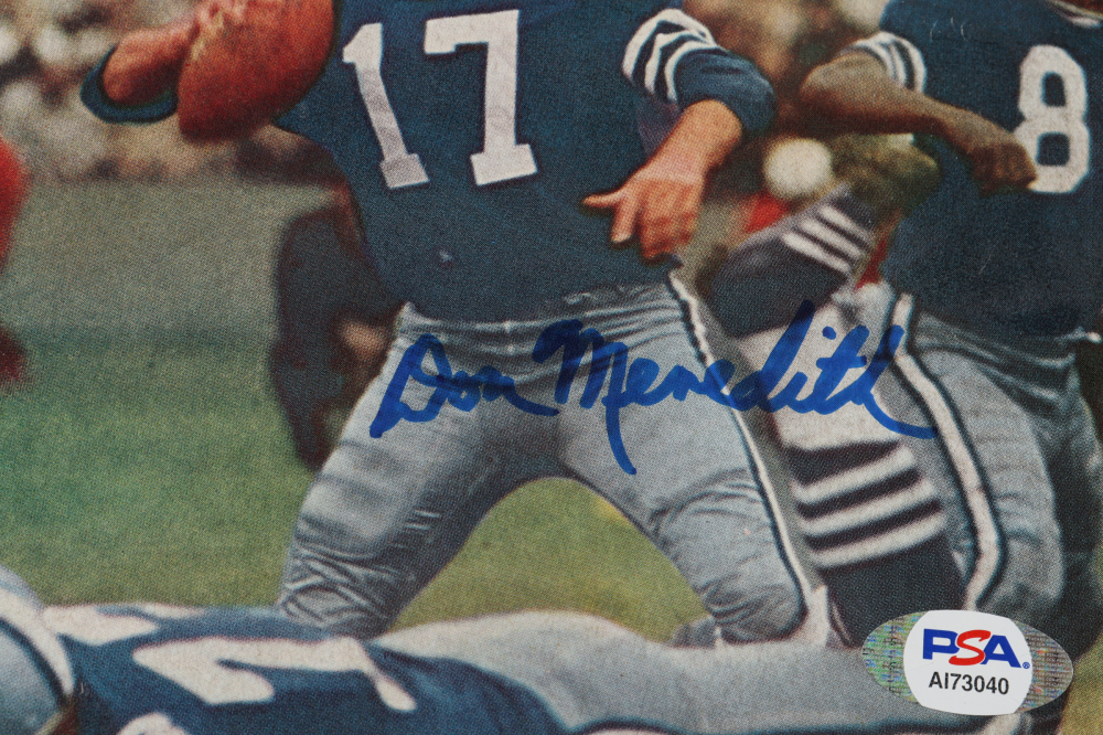 Don Meredith Signed Sport Magazine (PSA COA) (See Description ...