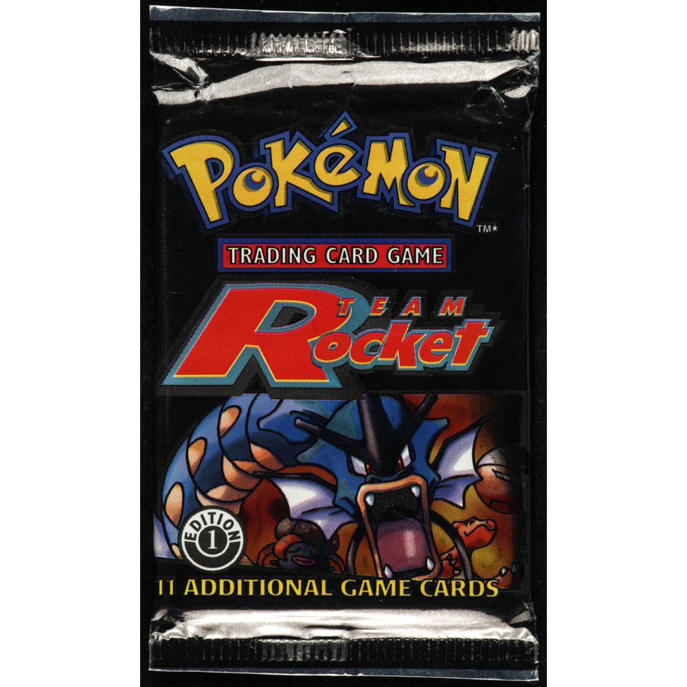 Pokemon 1st Edition Base Set Team Rocket Booster Pack With 11 Cards Pokemon 1st Edition Base Set Team Rocket Booster Pack With 11 Cards