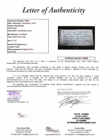 Syd Barrett Signed Vintage Handwritten Lyrics Note (JSA LOA) | Pristine ...