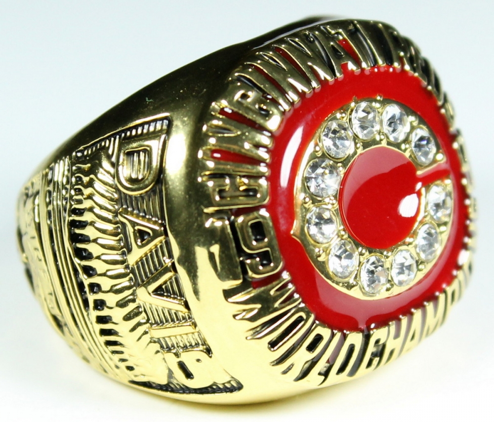 Eric Davis Cincinnati Reds High Quality Replica 1990 MLB World Series ...