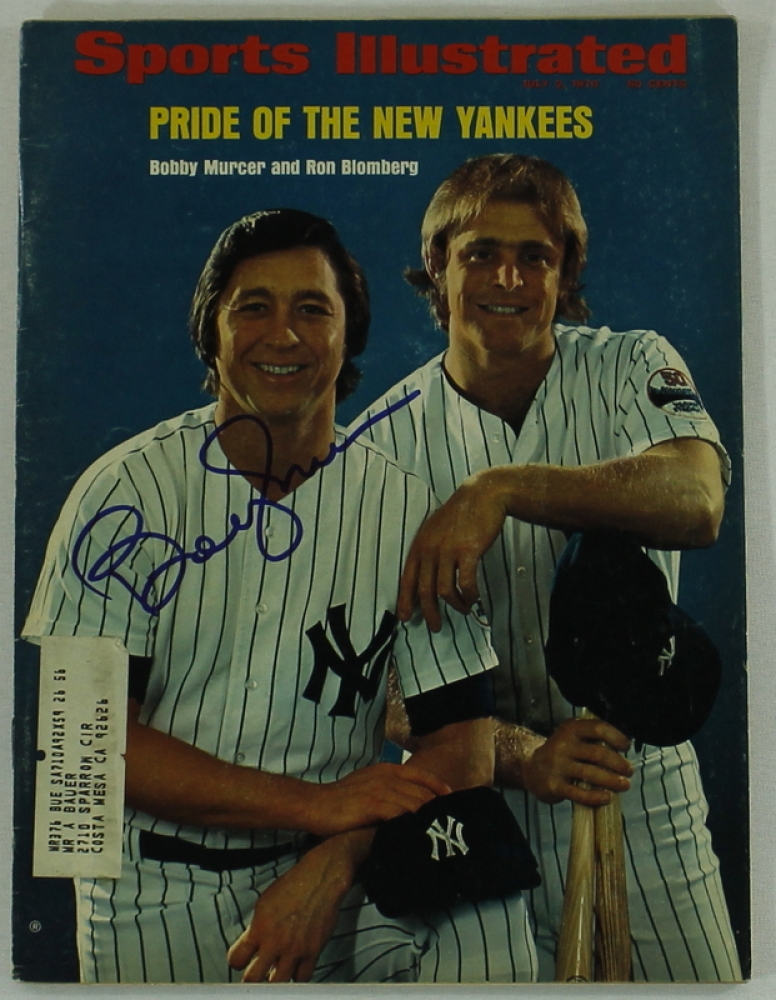 Bobby Murcer Signed Yankees 1973 Sports Illustrated Magazine (PA LOA ...