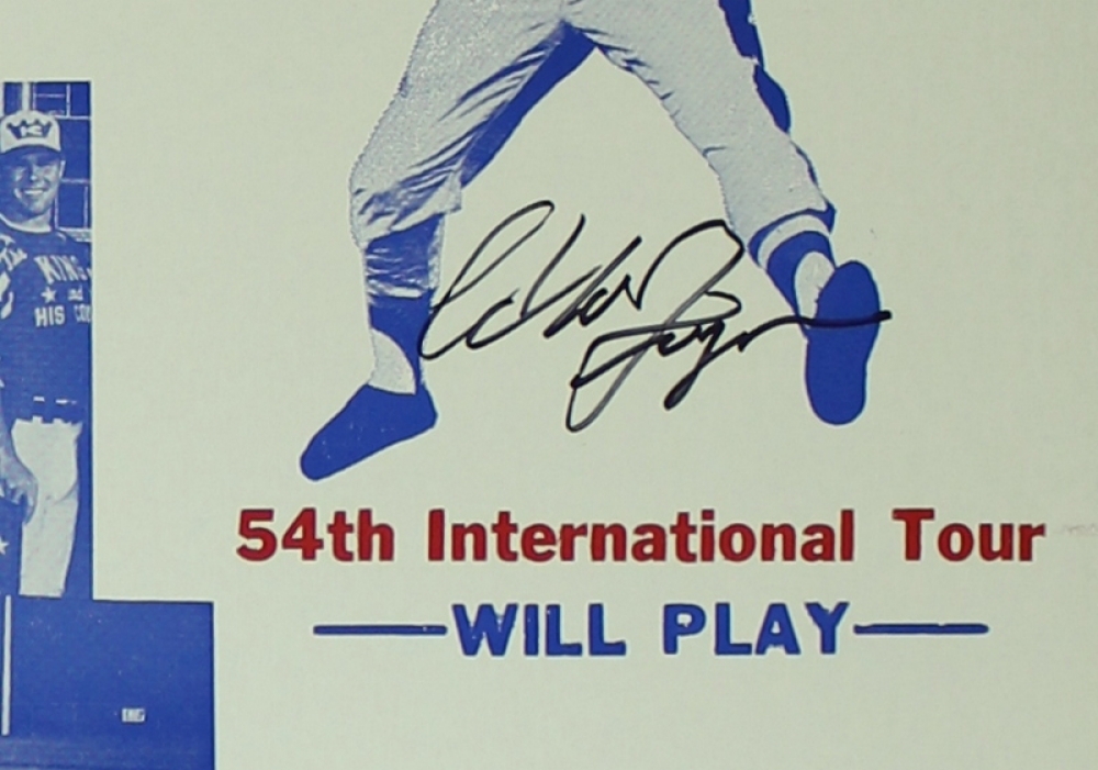 Eddie Feigner Signed 14x22 "The King and His Court" Softball Poster (PA ...