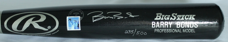 Barry Bonds Signed Limited Edition 500th Home Run Commemorative ...