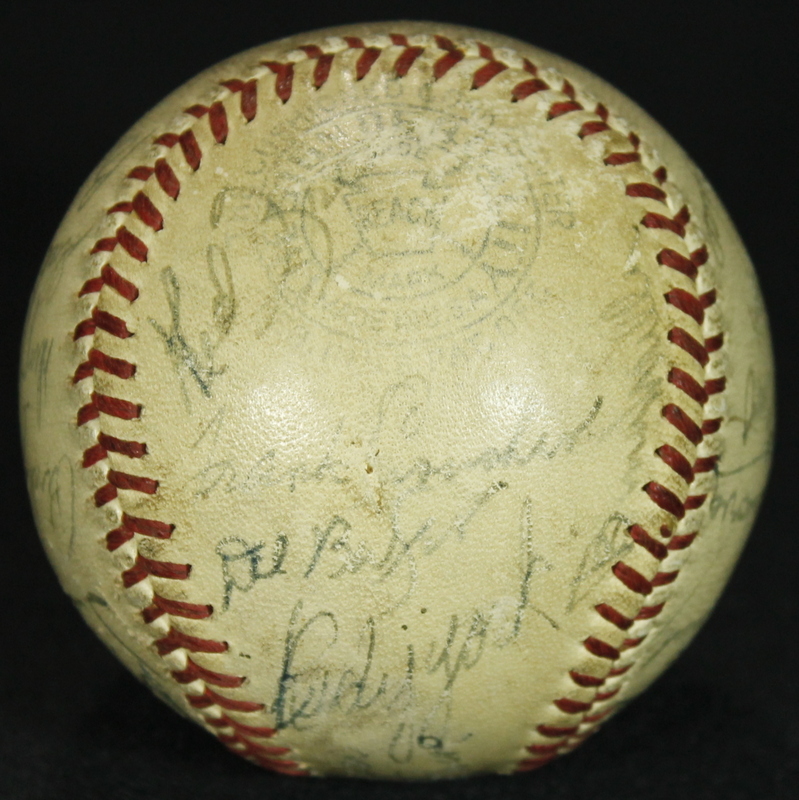1939 Detroit Tigers Team-Signed OAL Baseball Signed by (27) with Del ...