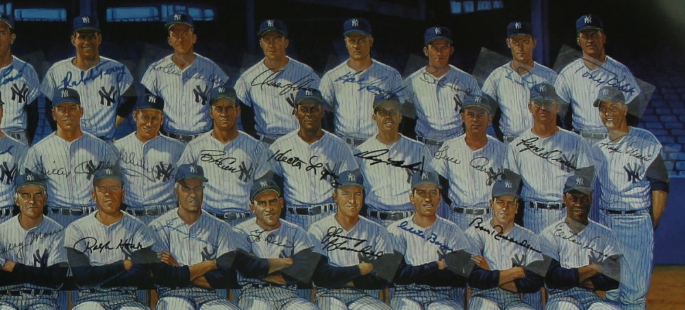 1961 Yankees 24x37.5 Team Poster Print | Pristine Auction