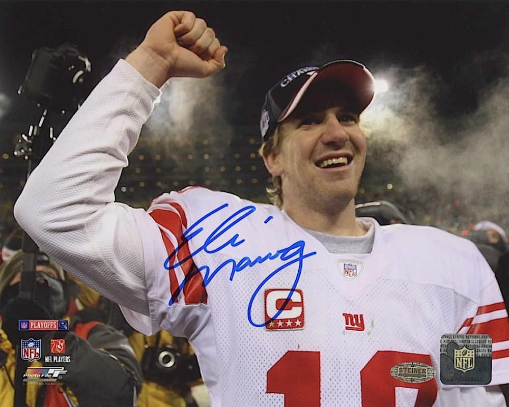 Eli Manning Signed Giants 8x10 Photo (Steiner) | Pristine Auction