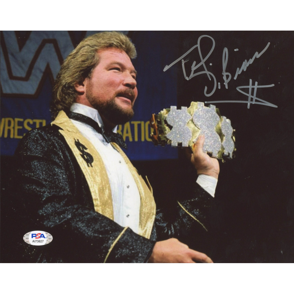 Ted DiBiase Signed WWE 8x10 Photo (PSA) | Pristine Auction