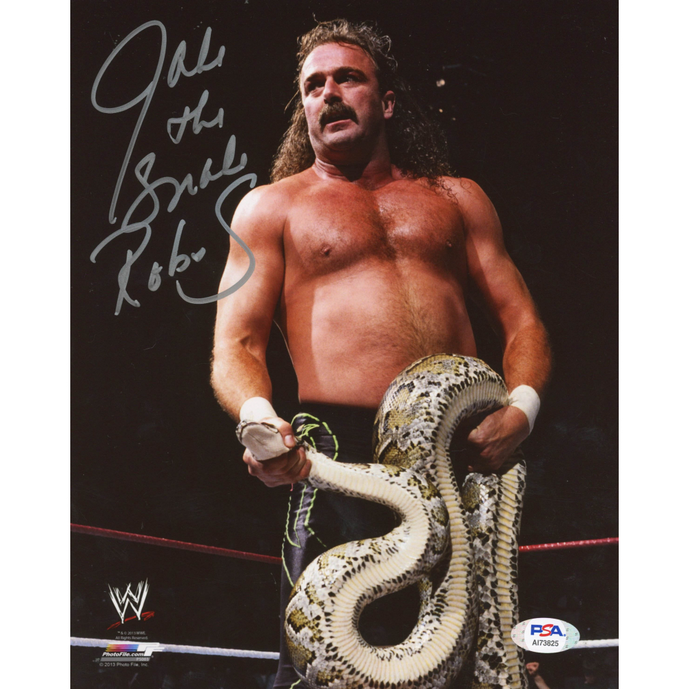 Jake "The Snake" Roberts Signed WWE 8x10 Photo (PSA) | Pristine Auction