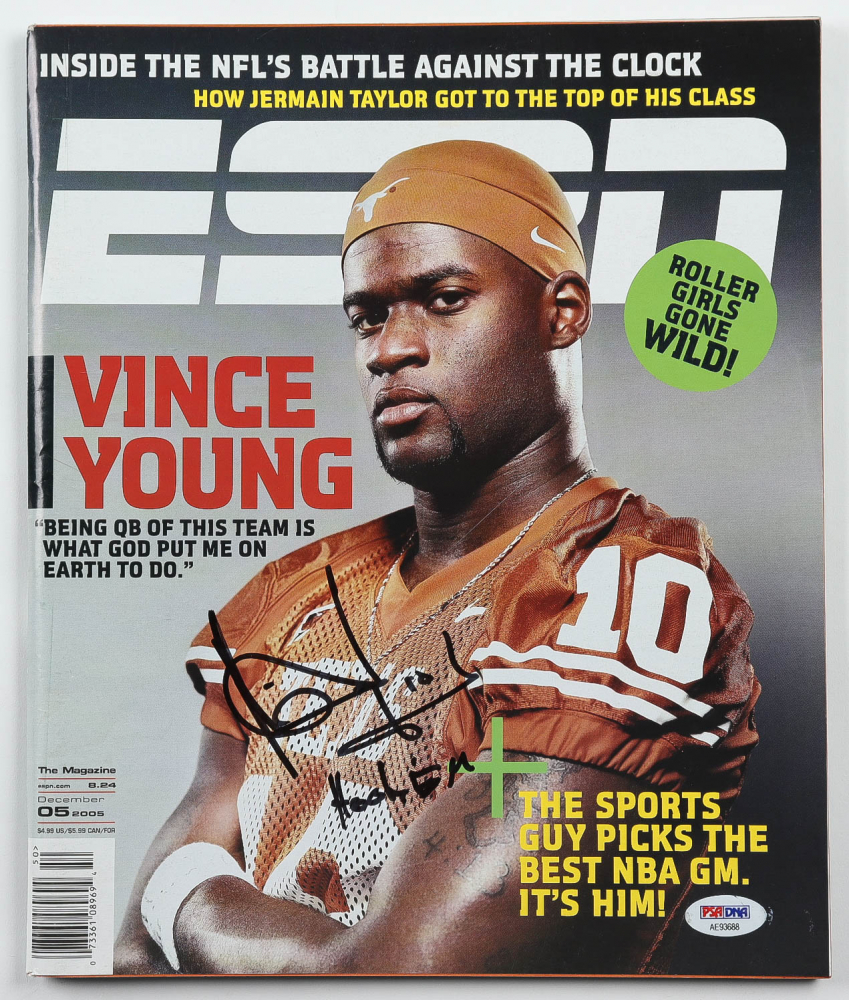 Vince Young Signed 2005 ESPN Magazine (PSA COA) | Pristine Auction
