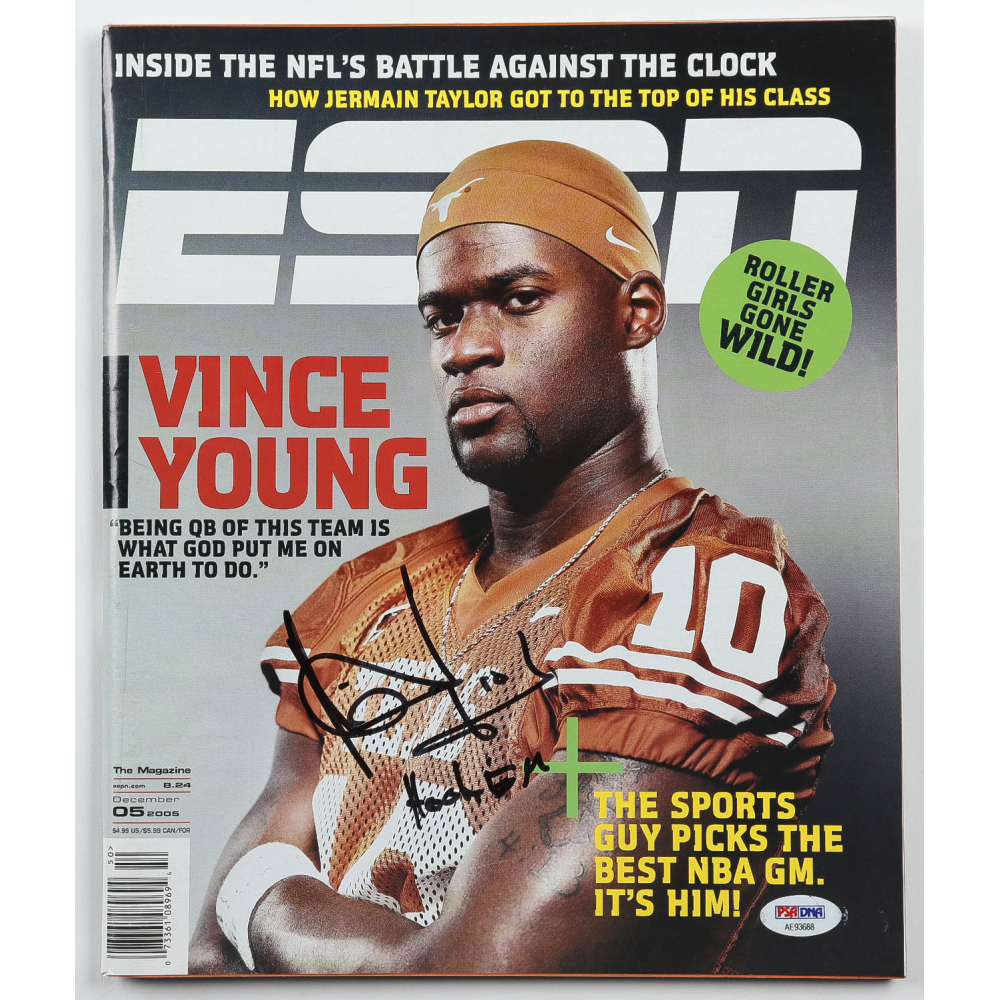 Vince Young Signed 2005 ESPN Magazine (PSA COA) | Pristine Auction