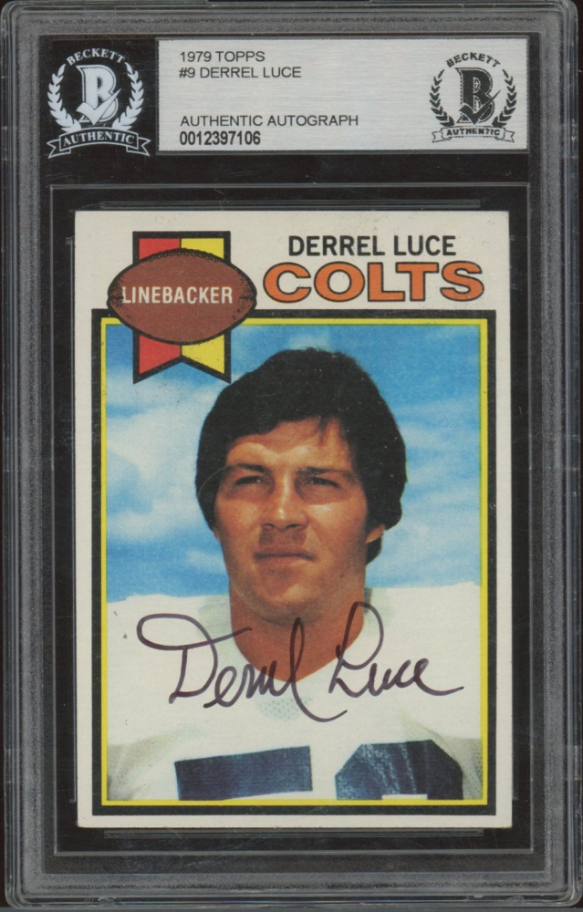 Derrel Luce Signed 1979 Topps #9 (BGS Encapsulated) | Pristine Auction