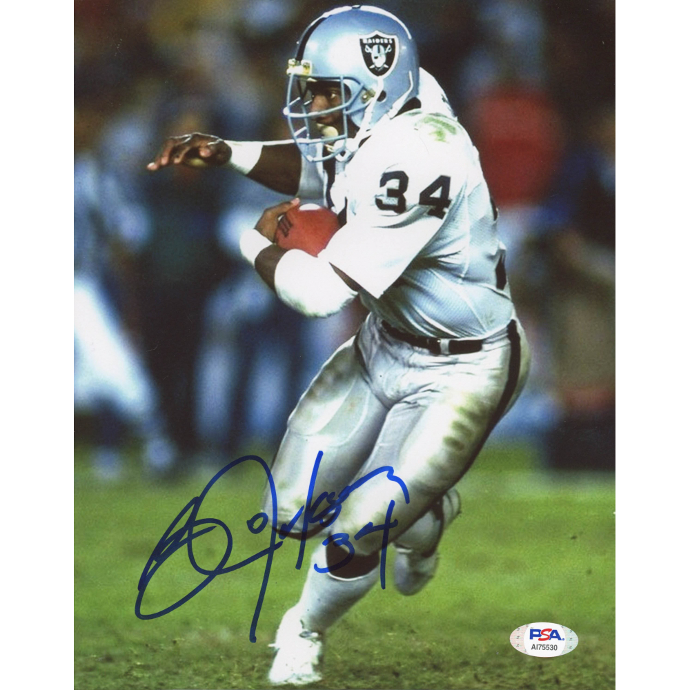 Bo Jackson Signed Raiders 8x10 Photo (PSA COA) | Pristine Auction