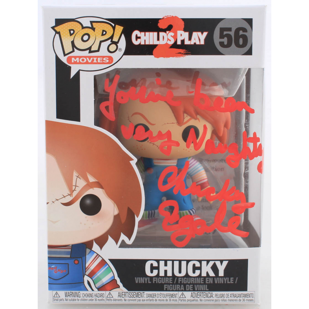 Ed Gale Signed "Child's Play 2" #56 Chucky Funko Pop! Vinyl Figure ...