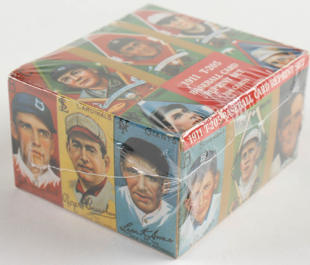 1911 T-205 Gold Border Baseball Card Reprint Set with (208) Cards ...