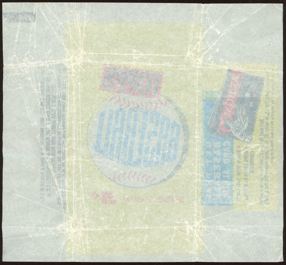Vintage 1960 Topps Baseball Bubble Wax Pack Gum Wrapper | Pristine Auction