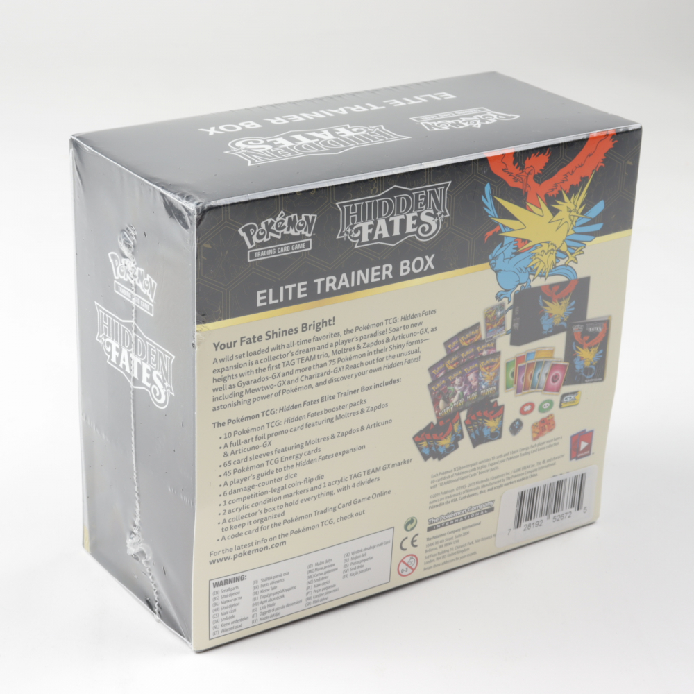 Pokemon TCG: Hidden Fates Elite Trainer Box with (8) Booster Packs ...