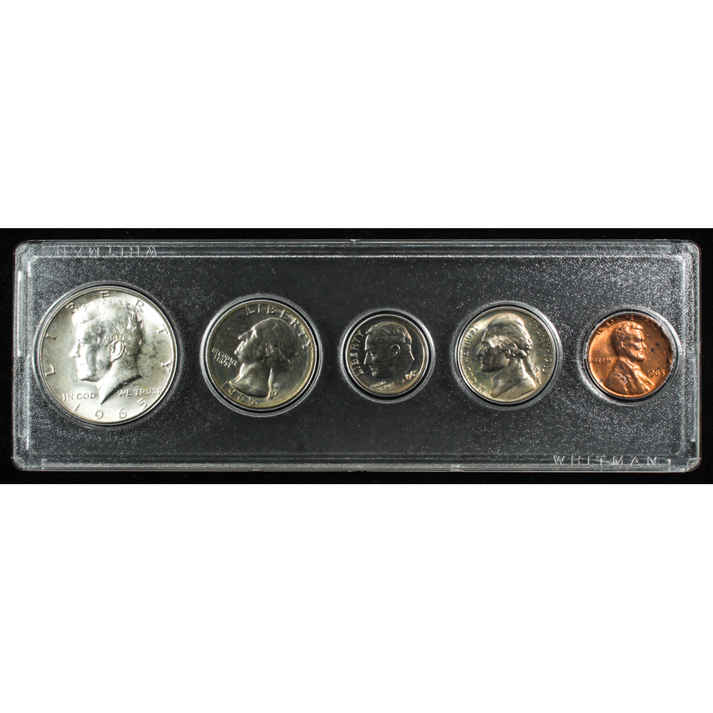 1965 United States Proof Set of (5) Coins | Pristine Auction
