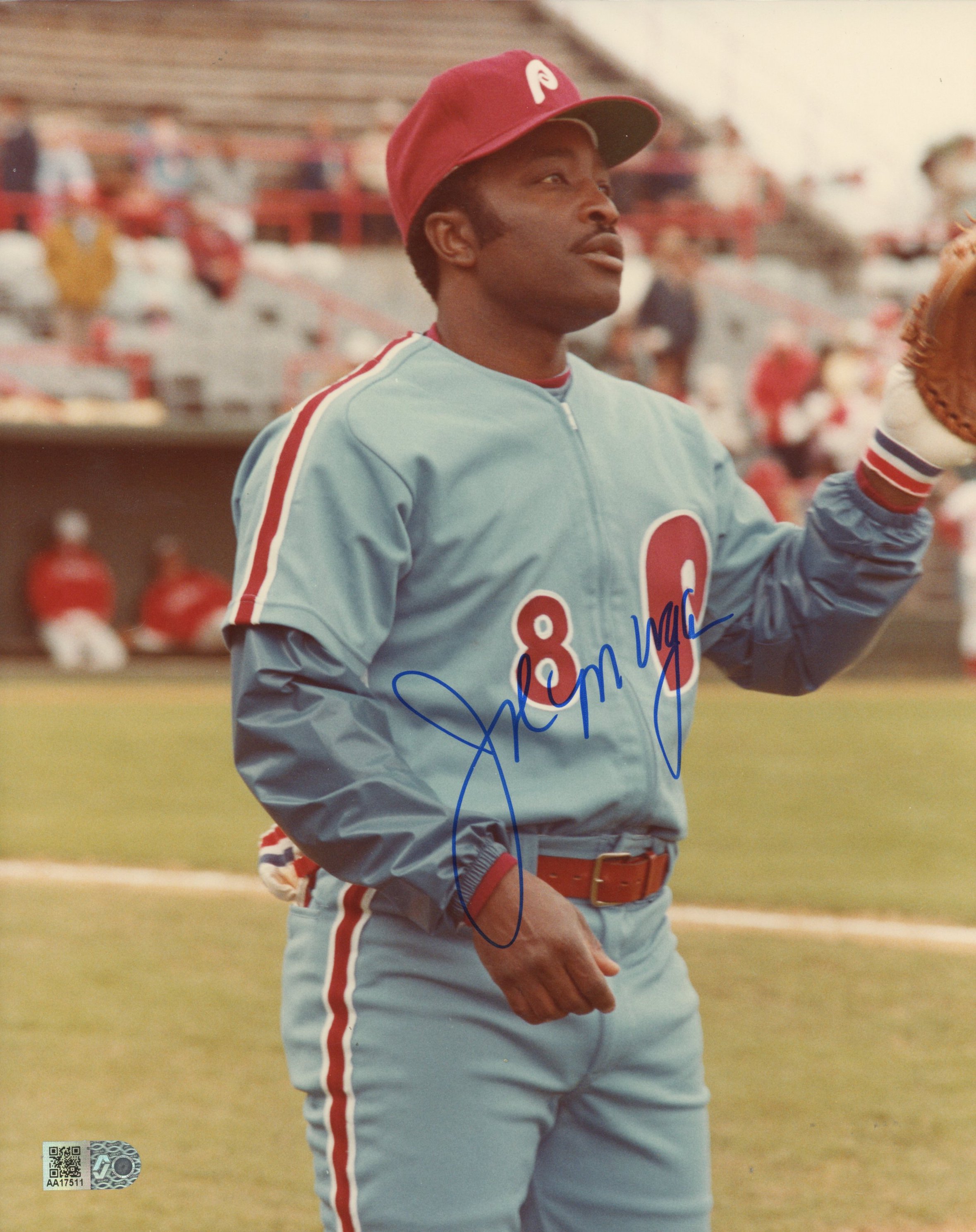 Joe Morgan Signed Phillies 8x10 Photo (AIV COA) | Pristine Auction