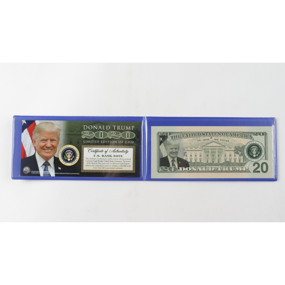 Donald Trump Genuine Legal Tender U.S. $2 Bill Commemorative Edition ...