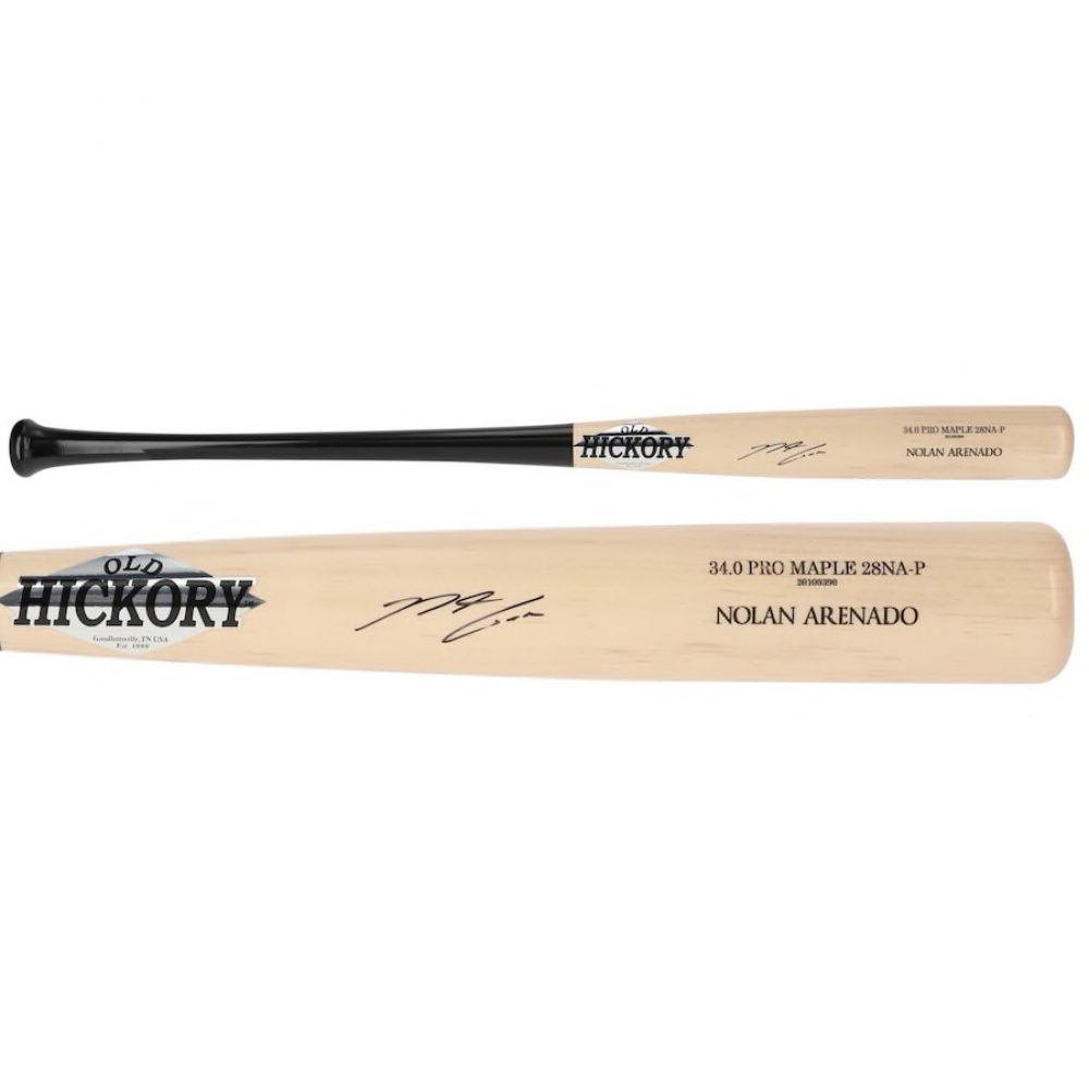 Nolan Arenado Signed Old Hickory Player Model Baseball Bat (Fanatics ...