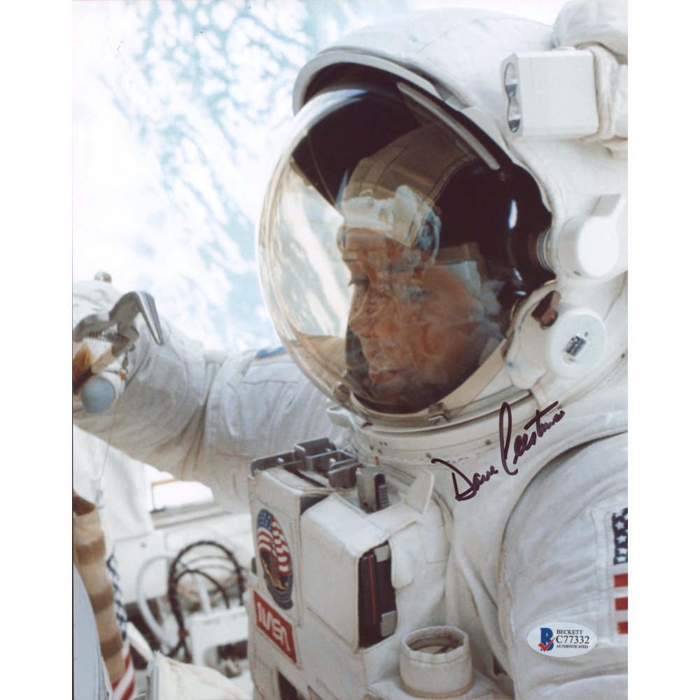 David Leestma Signed NASA 8x10 Photo (Beckett COA) | Pristine Auction