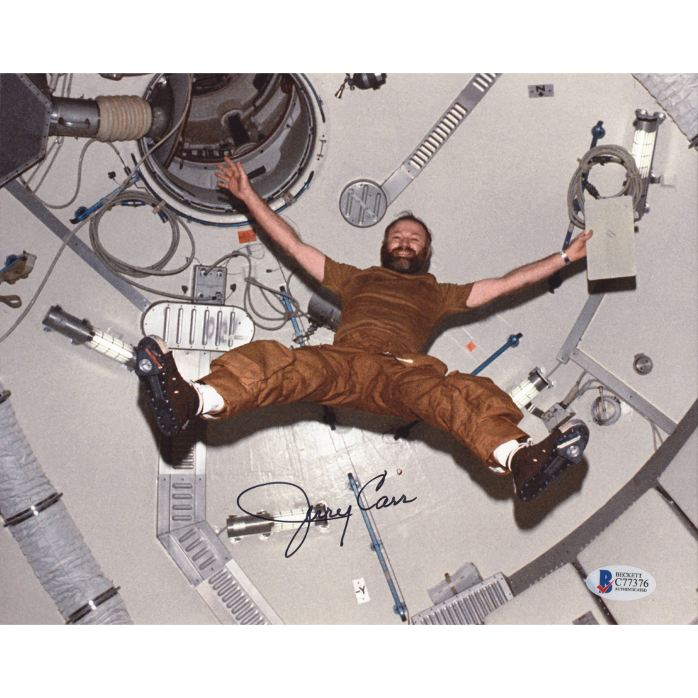 Gerald Carr Signed NASA 8x10 Photo (Beckett COA) | Pristine Auction