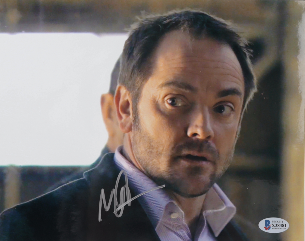 Mark Sheppard Signed "Supernatural" 8x10 Photo (Beckett COA) (See ...