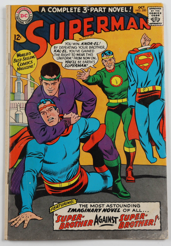 Vintage 1967 "Superman" Vol. 1 Issue #200 DC Comic Book (See ...