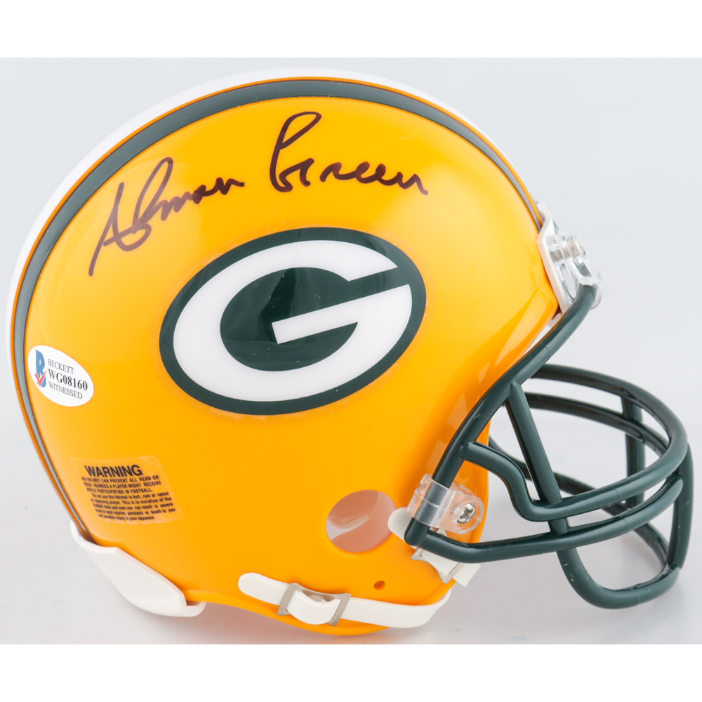 Ahman Green Signed Packers Mini Helmet (Beckett COA) | Pristine Auction