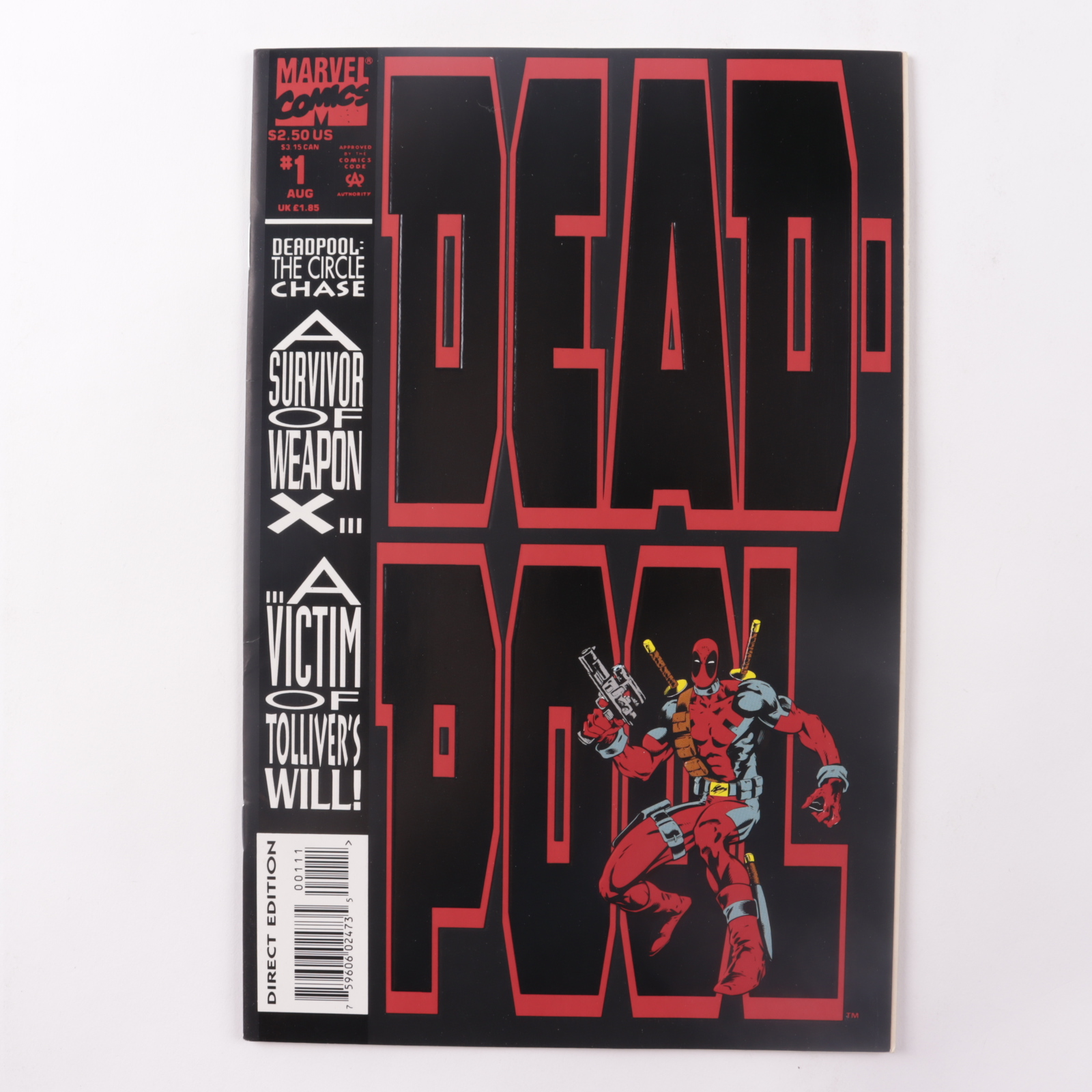 Vintage 1993 "Deadpool" Vol. 1 Issue #1 Marvel Comic Book | Pristine ...