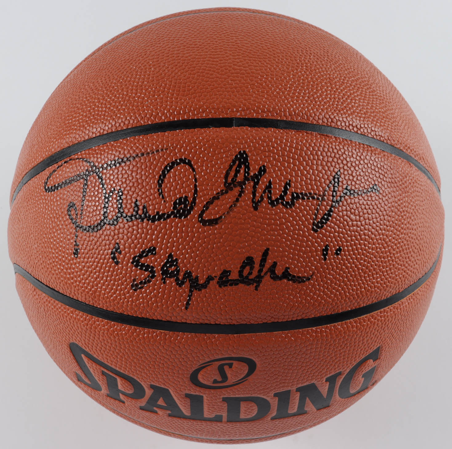 David Thompson Signed NBA Game Ball Series Basketball Inscribed ...
