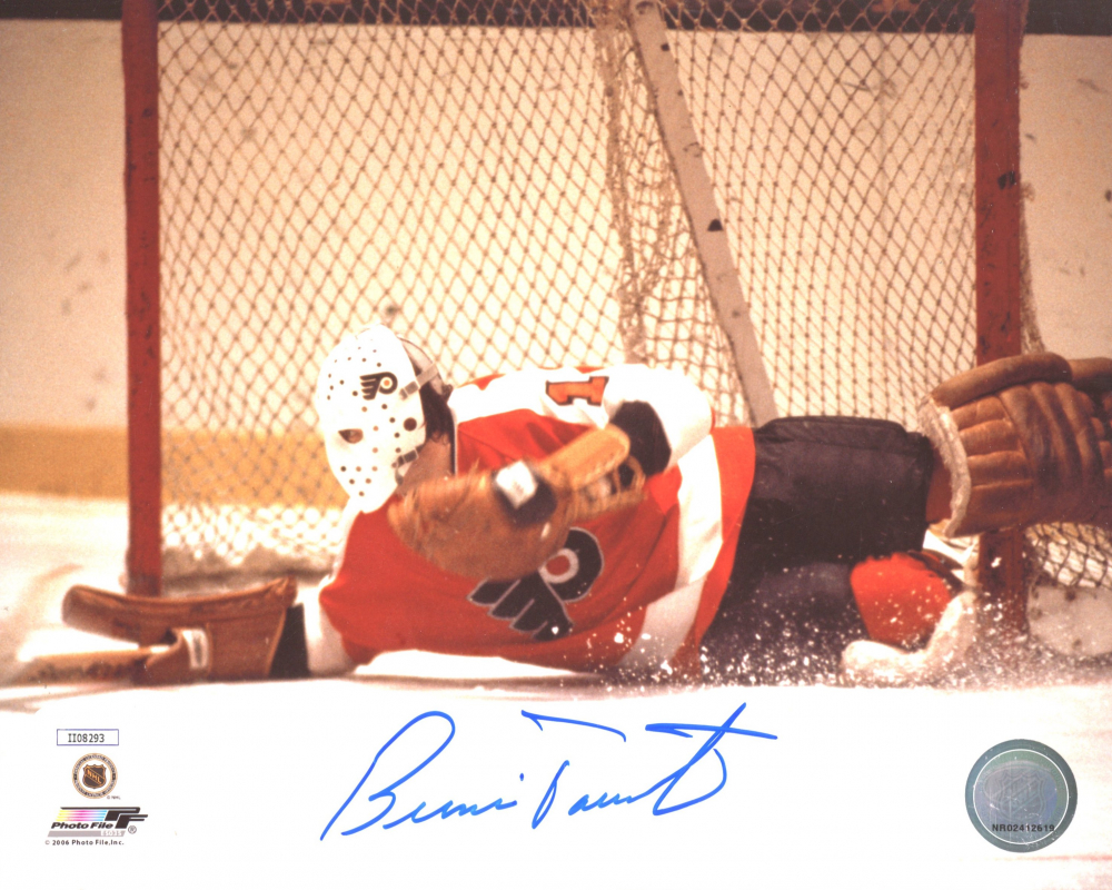 Bernie Parent Signed Flyers 8x10 Photo (JSA COA) | Pristine Auction