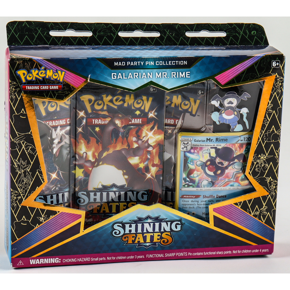 Pokémon Trading Card Game: Shining Fates Pin Collection – Galarian Mr ...