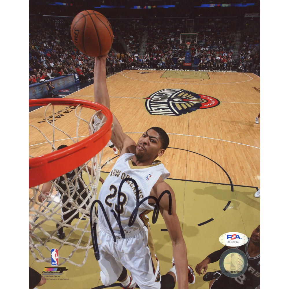 Anthony Davis Signed Pelicans 8x10 Photo (PSA COA) | Pristine Auction