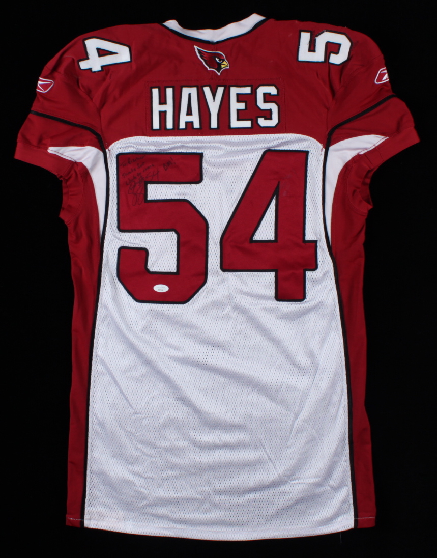 Gerald Hayes Signed Cardinals Jersey Inscribed "Thanks For What's To ...