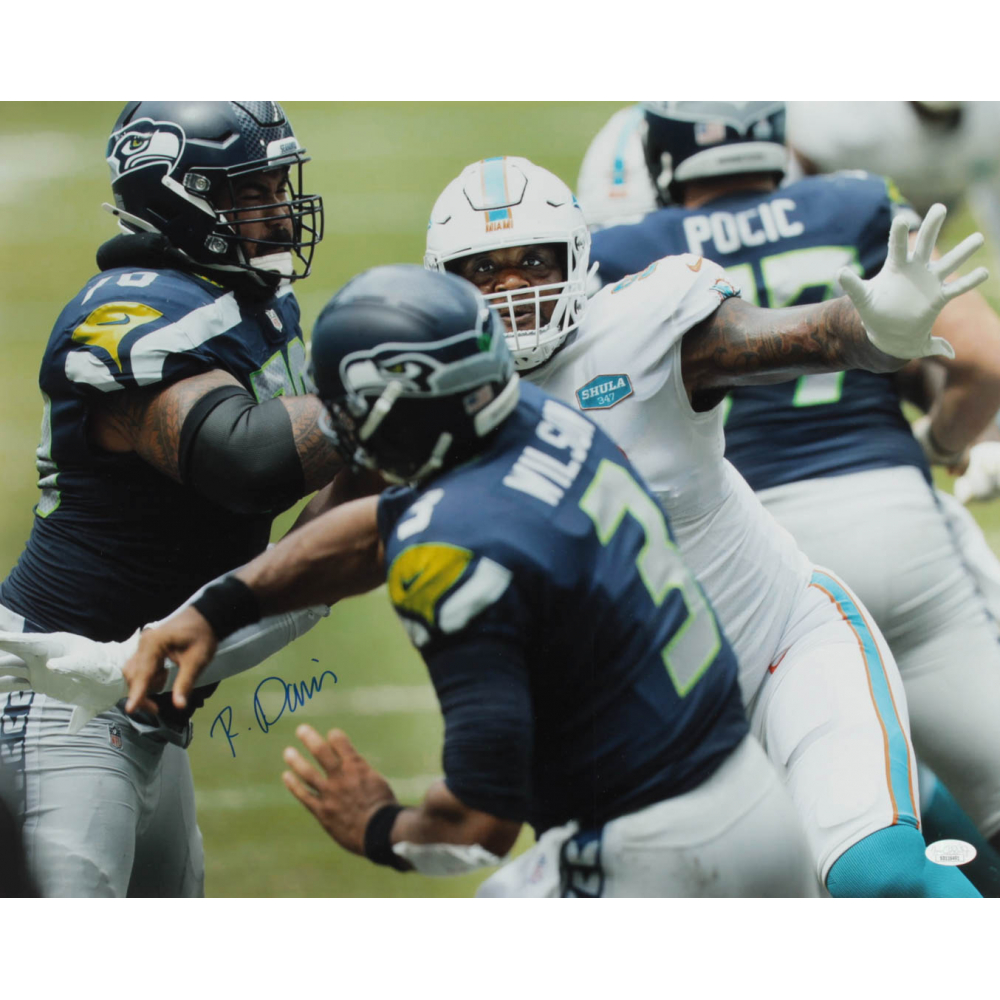 Raekwon Davis Signed Dolphins 16x20 Photo (JSA) | Pristine Auction