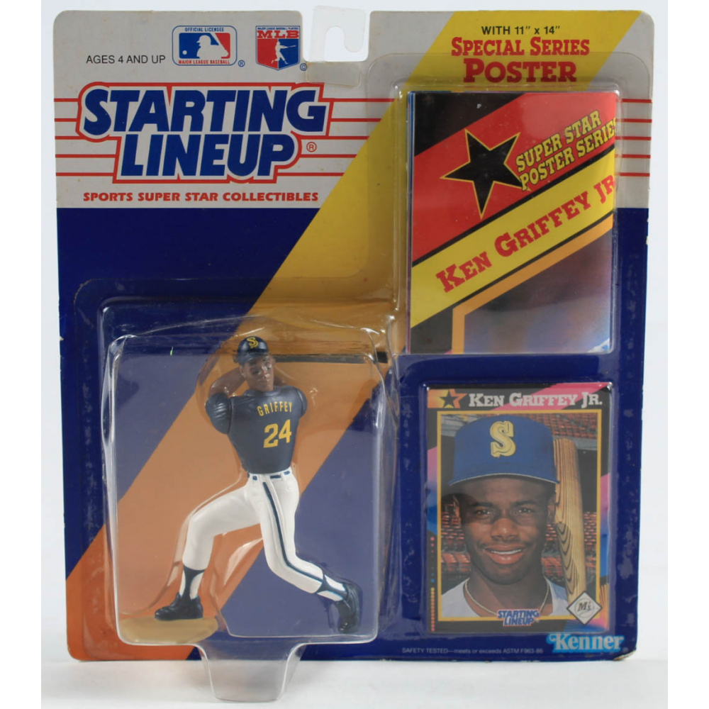 Ken Griffey Jr. Mariners Vintage 1992 Starting Lineup Figure With ...