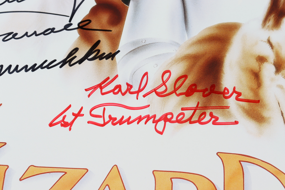 Mickey Carroll, Karl Stover, & Donna Hardaway Signed "The Wizard of Oz ...