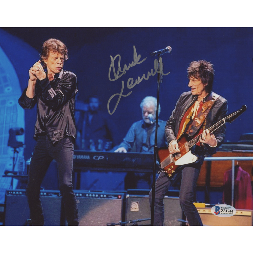 Chuck Leavell Signed The Rolling Stones 8x10 Photo (Beckett COA ...