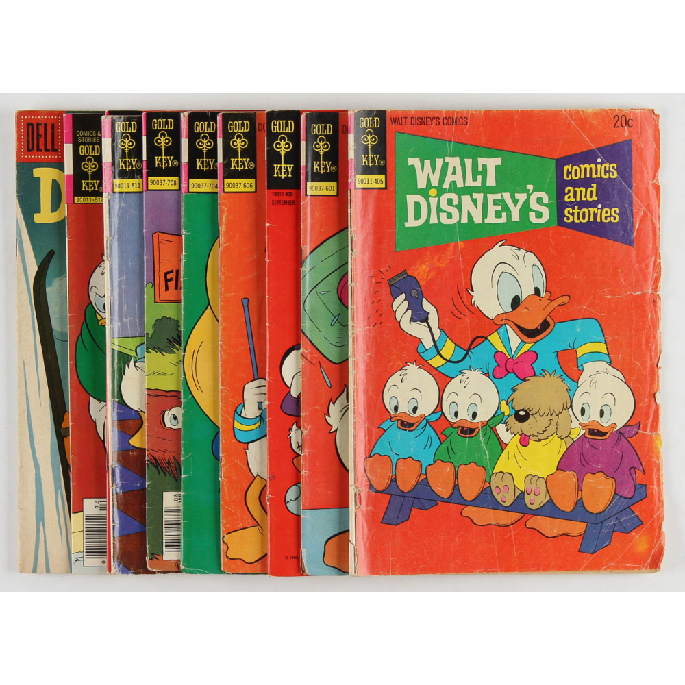 Lot of (10) Original Disney Comic Books from 1969-1978 with (6) Donald ...