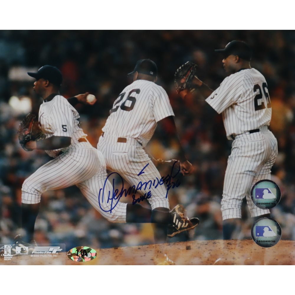 Orlando Hernandez Signed Yankees 8x10 Photo Inscribed "Duke" (MAB Hologram) | Pristine Auction